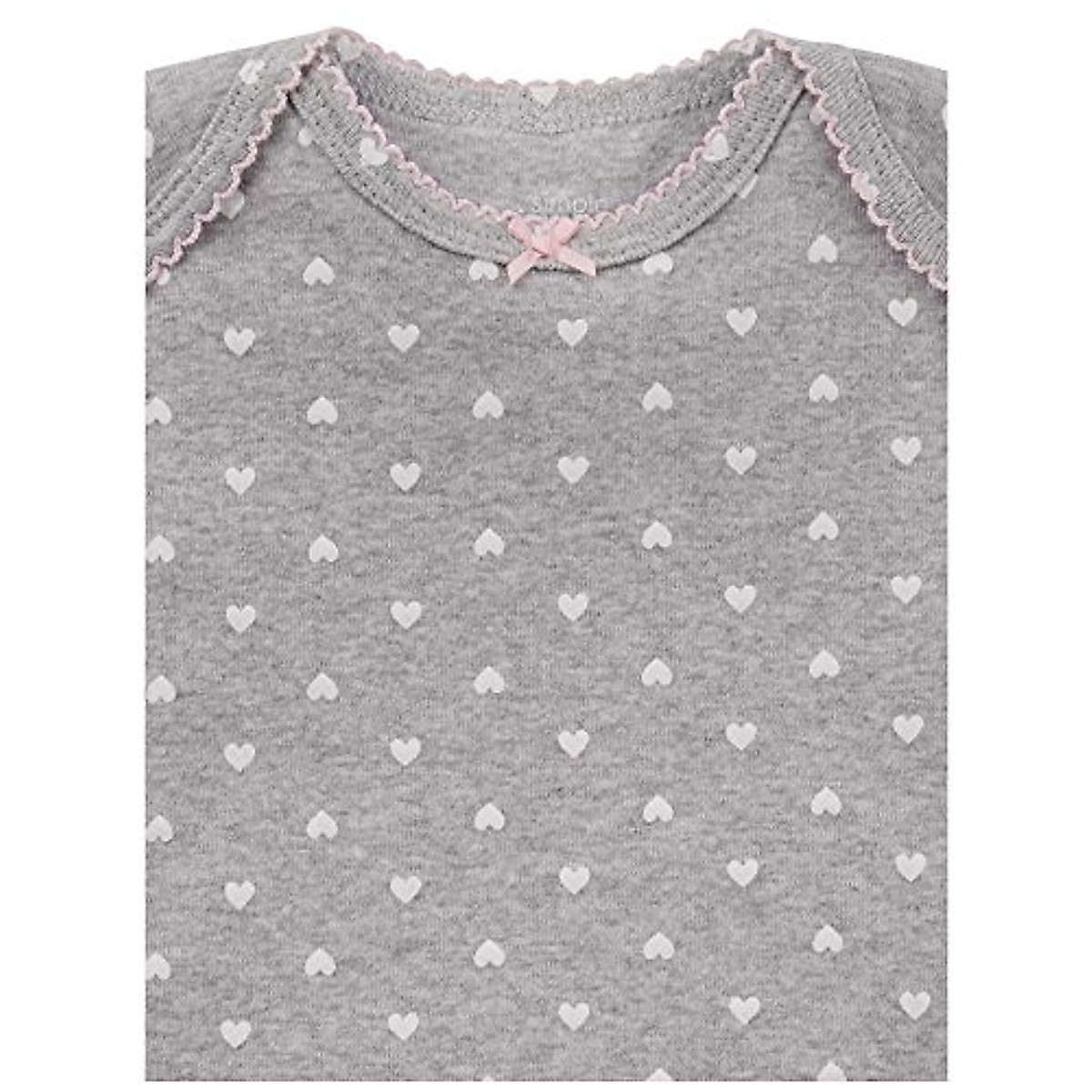 Simple Joys by Carter's Baby Girls' Short-Sleeve Bodysuit, Pack of 6, Multicolor/Dinosaur/Floral/Forest Animals/Fruit/Hearts, 0-3 Months