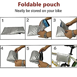 Bike Covers, Outdoor Waterproof Bicycle Covers with Lock Hole for Mountain Road Electric Bikes