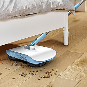 Broom with Dustpan Combo Set Hand Push Sweeper Household Lazy Three-in-one Suction Sweeper Cleaning Machine Floor Stall Broom Set Dust Pan and Broom Set Cleaning Tools Apartment Home Essentials