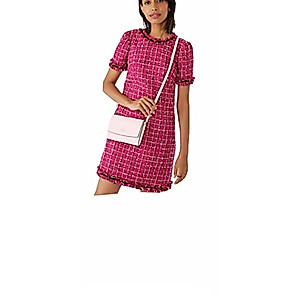 Kate Spade New York Perry Leather Crossbody (Chalk, pink)