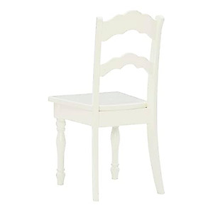 Powell Furniture Table and 2 Chairs, Cream Youth, Kid Size Chat Set