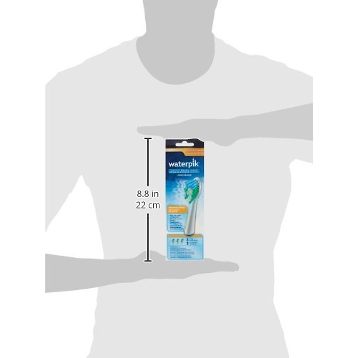 Waterpik Standard SRRB-3E Replacement Electric Toothbrush Heads Pack Of 3