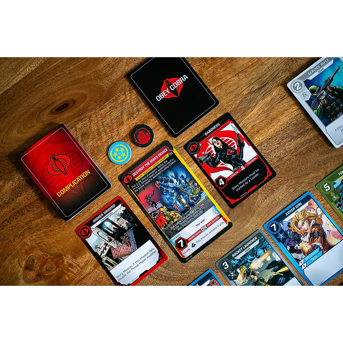 Renegade Game Studios G. I. Joe Deck-Building Game, 1-4 players, Ages 14+, Fully Cooperative Game, Core Set