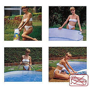 4ft-8ft Family Swimming Pool Garden Outdoor Summer Kids Paddling Pools No Inflation Pool 152 * 25cm/0.9