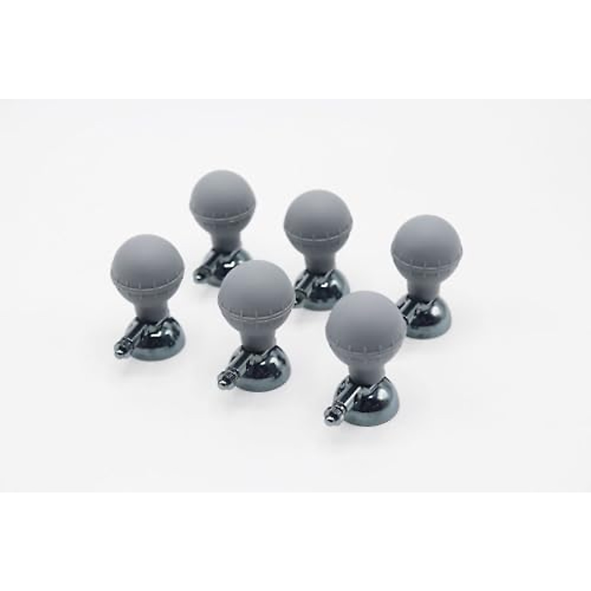 Universal EKG Suction Electrode Ball Adult Size Ag/AgCI Grey Set of 6pcs
