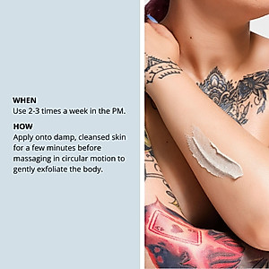 Nip+Fab Glycolic Fix Body Scrub, 6.70 Fl Oz, with Glycolic Acid, Salicylic Acid, Shea Butter, Exfoliating and Moisturizing the Skin | Vegan, Cruelty Free, Sulphate Free