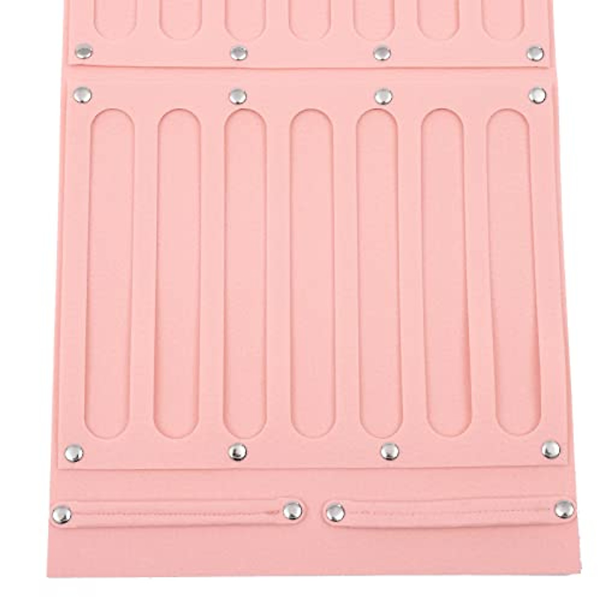 Aohuada Headband Holder for Girls Hair Bows, Baby Hair Accessory Storage Display Sturdy Rope, Baby Headband Organizer for Girls Room, Door, Closet, Hair Clips Storage Organizer, Light Pink