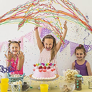 BEISHIDA 10Pack Streamers Popper Hand Throw Streamers No Mess Confetti Magic Paper Cracker for St.Patrick's Easter Celebration Birthday Propose Engagement Wedding Graduation Party Favors (Multi Color)