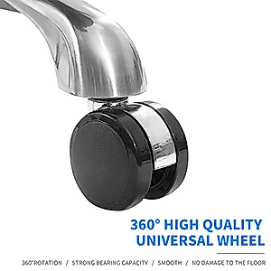 AJORAH Rolling Chair Stool with Backrest and Wheels,Adjustable Stool for Studios, Dental, Shop,Offices, Salons and Counters