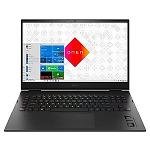2022 HP Omen 17.3" 165 Hz IPS QHD Gaming Laptop Intel i7-12800HX 16-Core 64GB DDR5 2TB NVMe SSD NVIDIA GeForce RTX 3070 Ti 8GB RGB Backlit KB Thunderbolt 4 WiFi 6E Windows 10 Pro w/ RATZK 32GB USB