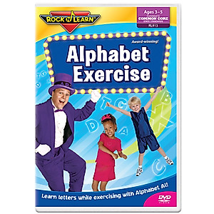 Preschool Active Learning 2 DVD Set - Alphabet Exercise and Dance with The Animals