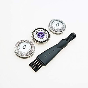 Lot of 3pcs Shaver Head Replacement for HQ55 HQ56 HQ4+HQ3 HQ30 HQ85 HS198 PQ205£¬ Compatible with HQ55 HQ56 HQ4+HQ3
