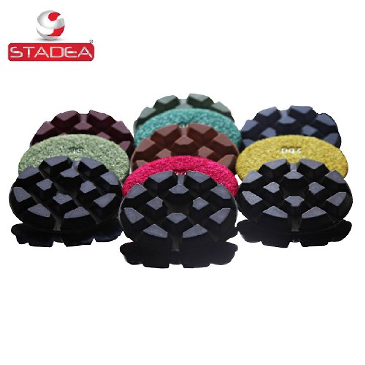 diamond floor polishing pads for concrete floor polishing - grit 100 by Stadea
