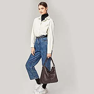 Montana West Hobo Bag for Women Designer Ladies Hobo bag Bucket Purse Totes Bag Handbags Chic Shoulder Bag,MWC-128-CF