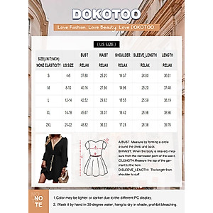 Dokotoo Beige Dresses for Women V Neck Lace Trim Boho Summer Dress Long Puff Sleeve Business Casual Dresses for Women 2024 Tassel Belt Smocked Ladies Cocktail Dress Large