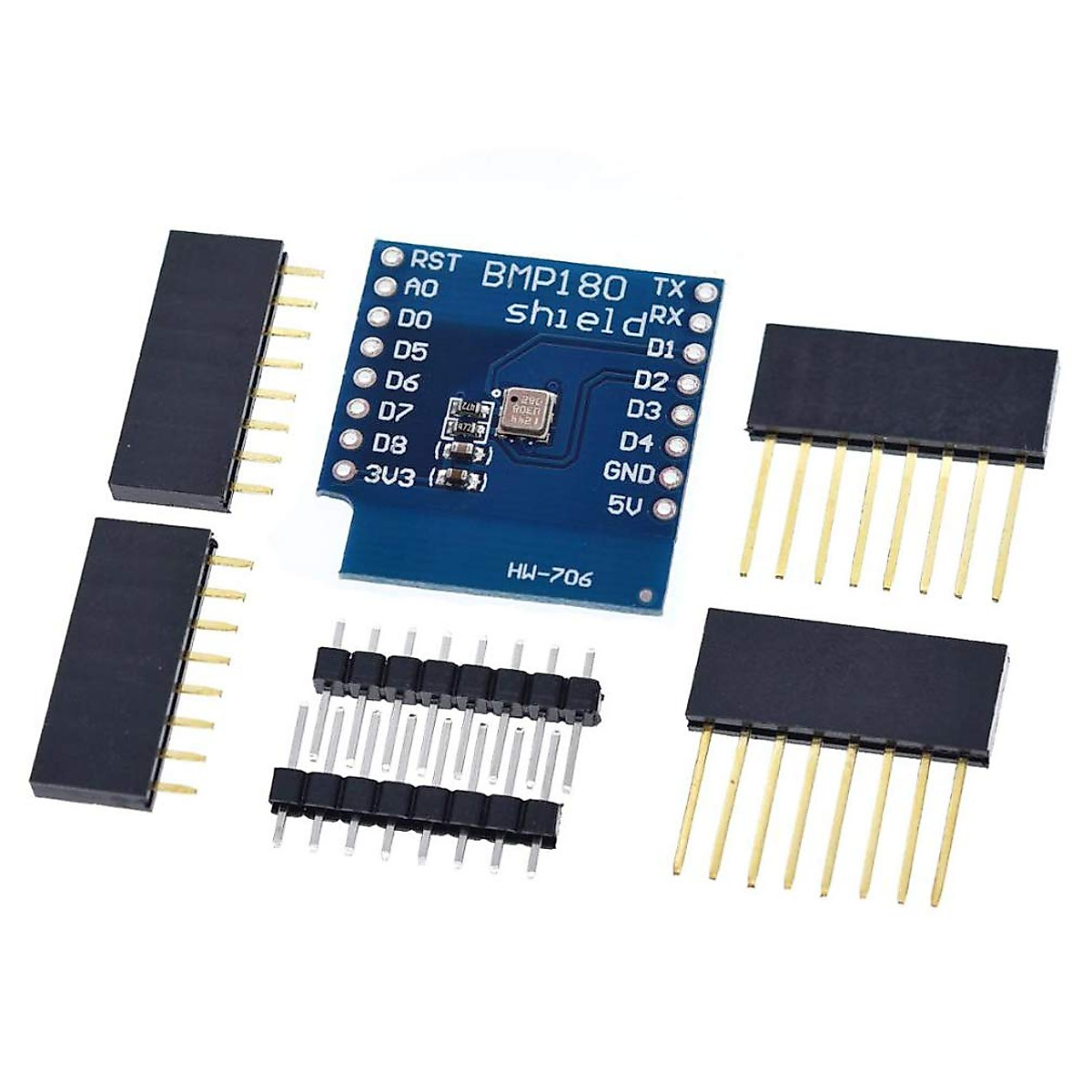 HiLetgo 2pcs BMP180 Digital Barometric Pressure Sensor Board for Wemos D1 MINI ESP8266 3.3V/5V Replace BMP085 Sensor Module