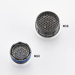 CREA Faucet Replacement Accessories Kit, Deck Extension Threaded Pipe Mounting Shank + Ceramic Valve + Aerator + G 9/16" to 1/2" Water Hose Adapter