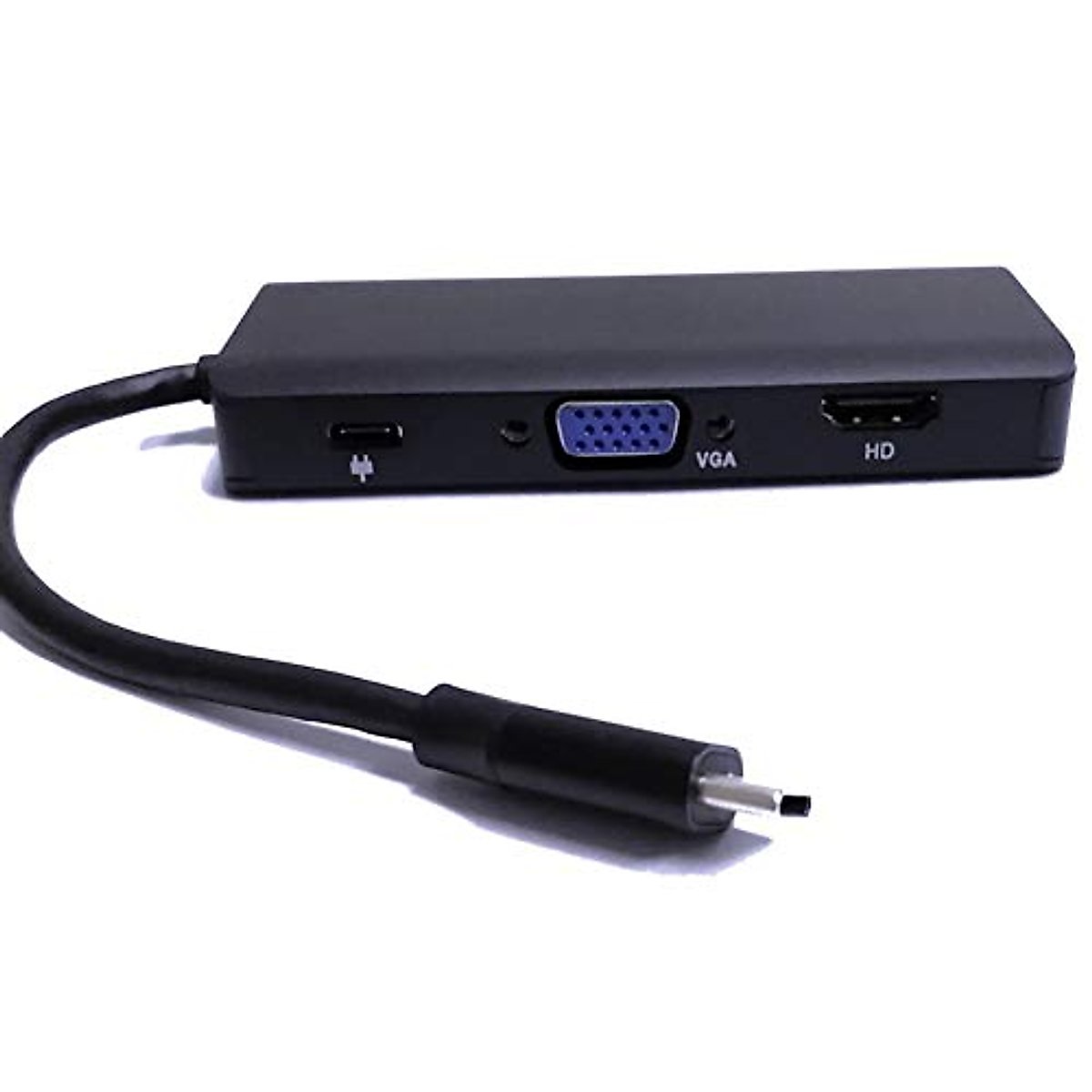XUNMAIFHB Portable Docking Station,9-in-1 Type-c Docking Station to 4K HDMI+VGA+2USB3.0+Audio+PD+SD/TF+RJ45 Multi-Function hub Fast Transmission
