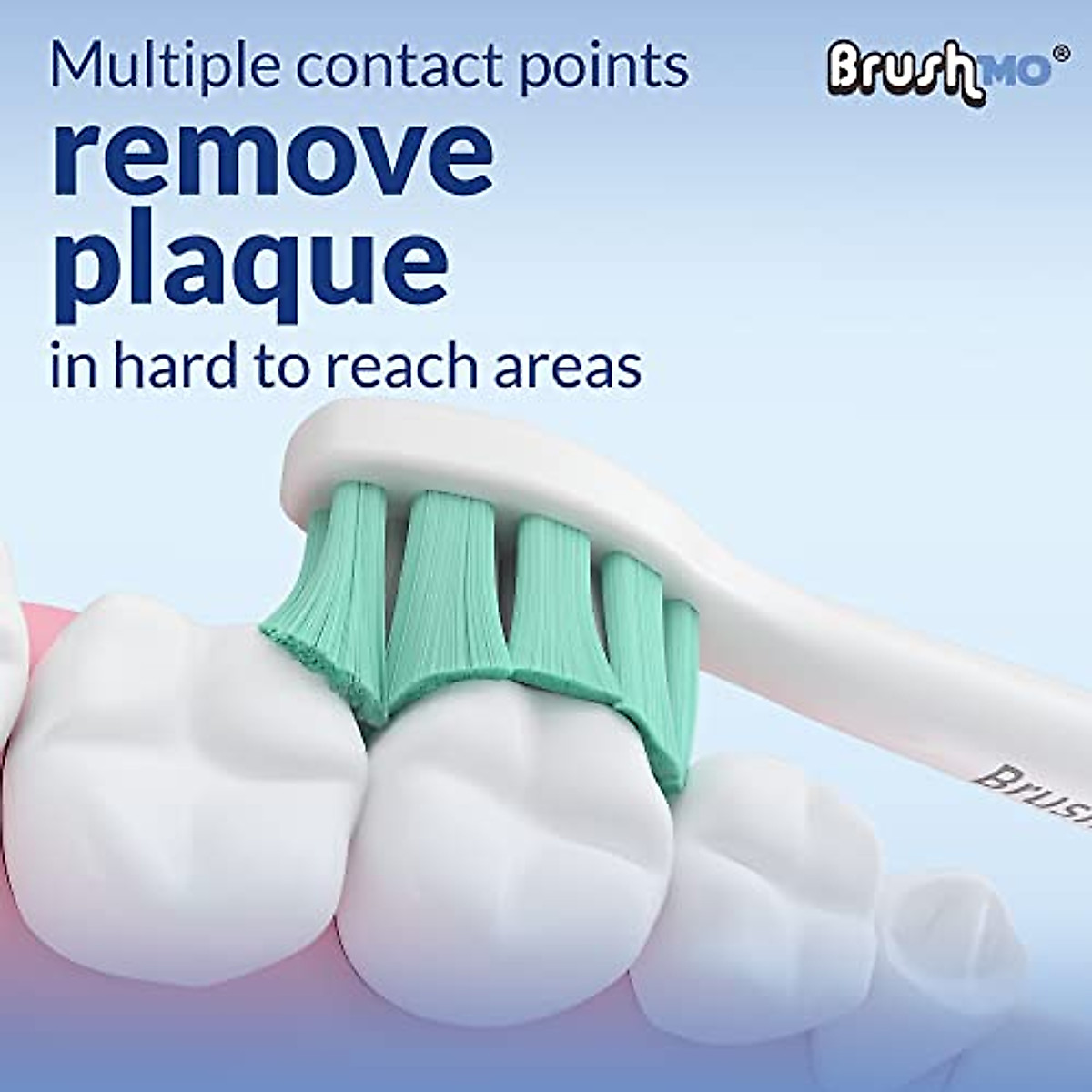 Brushmo Replacement Toothbrush Heads Compatible with Sonicare Electric Toothbrush 8 Pack