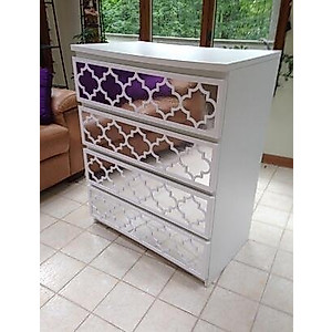 Simplemuji 15inch by 79inch Self-Adhesive Reflective Chrome Silver Vinyl Wrap Sticker Decal Film Sheet