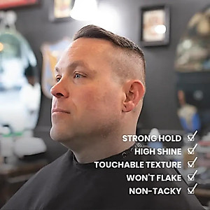 Billy Jealousy Ruckus Hair Forming Cream, Men's Styling Hair Cream For Strong Hold and High Shine, 3 Oz.