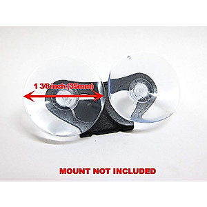 Ramtech 4-Pack Suction Cups Replacement Kit for Radar Laser Detector Windshield Mounts, Compatible with Radenso Pro M XP SP, SCLD