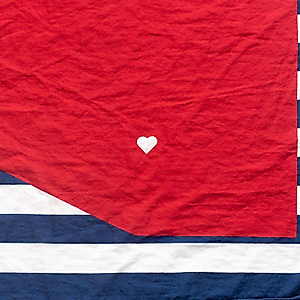 TWIG & BALE Tucson Arizona Baby Blanket Organic Cotton Muslin Swaddle Blanket - 47" x 43" - Fans of Arizona Wildcats Baby Gift for Boys Girls Receiving Blankets