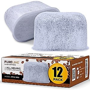 12 Pack Keurig Filter Replacement for Keurig Coffee Maker, Keurig Water Filter Cartridges. Water Filter for Keurig Coffee Maker Compatible with Keurig - Universal Fit for Keurig 2.0 and older models.