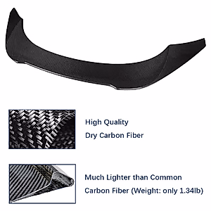 A90 Rear Spoiler Real Carbon Fiber Compatible for 2019+ Supra A90 A91 gr Coupe Gloss Black Trunk Spoiler Wing