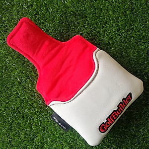 Golf Builder Spider Embroidery Golf Club Square Mallet Cover Spider Mallet Cover (White)