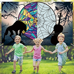 Wednesday Banner, Wednesday Party Decorations Backdrop Wednesday Theme Birthday Party Photo Background Horror Fantasy TV Banner for Wednesday Fans Room Dorm Apartment Decor Wednesday Party Supplies