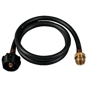 Char-Broil 4-Foot Hose and Adapter, Black