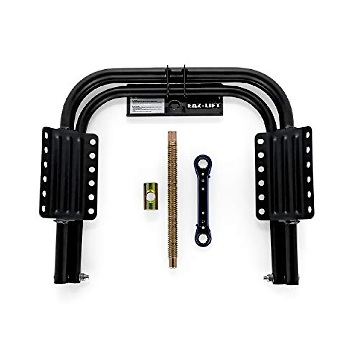 EAZ LIFT Light Weight RV Tire Leveler - Allows for Easy Leveling Without Blocks or Ramps - Fits Most 13-inch, 14-inch and 15-inch Wheels (48845), Black