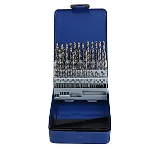 Engineers Fractional Drill Bit Set HSS 1-6mm in 0.1mm Increments 51pc AT020