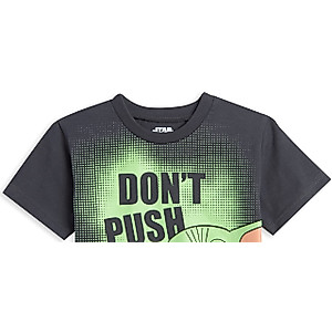 STAR WARS The Mandalorian Baby Yoda Toddler Boys T-Shirt Mesh Shorts CHARCOAL 5T