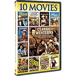 Classic Westerns, 10-Movie Collection: When Daltons Rode / The Virginian / Whispering Smith / The Spoilers / Comanche Territory / Sierra / Kansas Raiders / Tomahawk / Albuquerque / Texas Rangers Ride Again