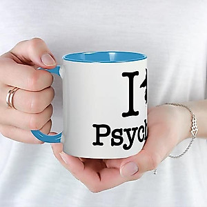 CafePress I Heart (Rorschach Inkblot) Psychology Mugs Ceramic Coffee Mug, Tea Cup 11 oz