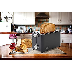Betty Crocker 2-Slice Cool Wall Toaster, Black, BC-2605CB