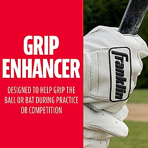 Franklin Sports MLB Gator Grip Rosin Bag - Multi Sport + Baseball + Softball - Absorbs Moisture White