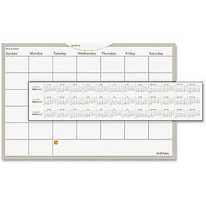 AT-A-GLANCE AAGAW602028 - WallMates Self-Adhesive Dry Erase Monthly Plan Surface