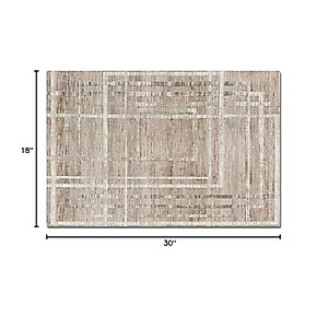 Modern Abstract Runner Rug - Imitation Cashmere Rugs with Rubber Backing Non Skid Laundry Room Rug, Kitchen Carpet Runner Indoor Bathroom Floor Runners