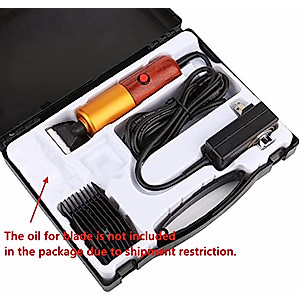 Dream Reach Pet Grooming Clippers, Low Noise Dog Clipper, Electric Cat Hair Shaver Kit, Pet Hair Trimmers for Small Medium Large Dogs Cats with 2 Comb Attachments (A-200W)