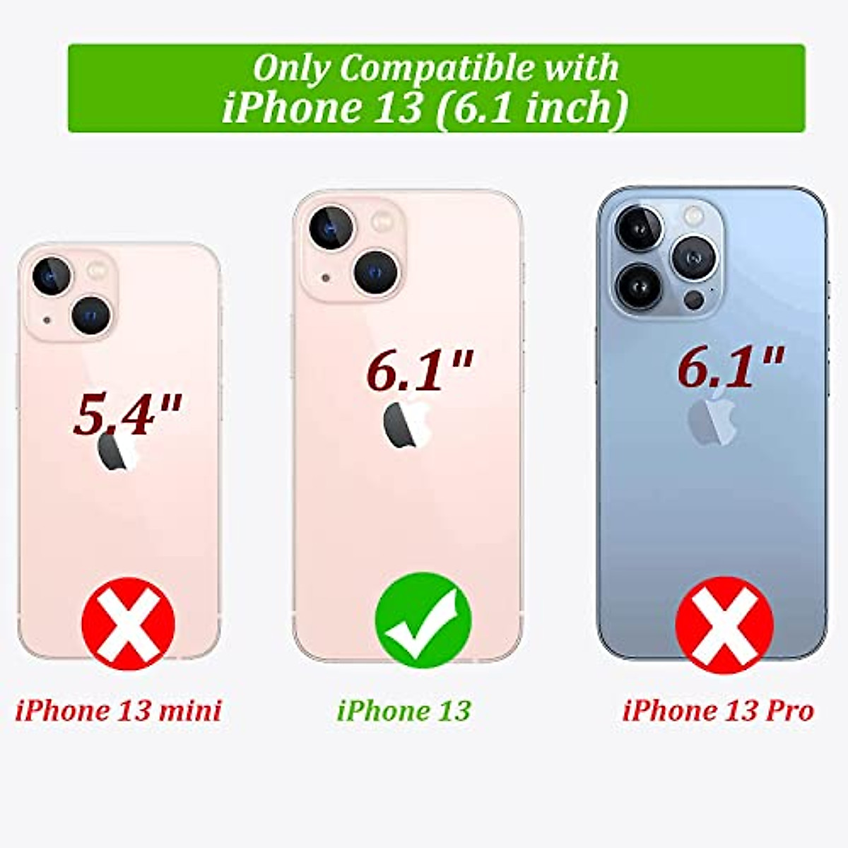 Designed for iPhone 13 Case with Card Holder,Slim Flip Cover for Woman Mandala Emboss PU Leather with Kickstand Credit Card Slots Magnetic Clasp Wallet Phone Case for iPhone 13,6.1 Inch (Mint)