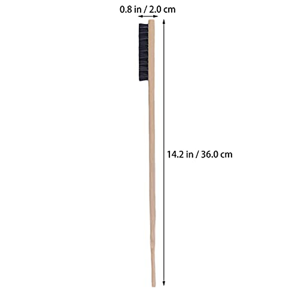 TEHAUX 3pcs Bird Cage Cleaning Brush, Wooden Long Handle Parakeet Cage Cleaner Bird Cleaning Supplies （ Random Color ）