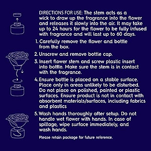 Renuzit Scent Blossoms Fragrance Diffuser Handmade Flower, Sweet Dreams, 1 Count