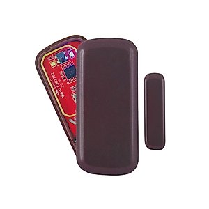 Honeywell 5800MINIBR 5800 Mini Brown Wireless Door/Window Contact Supplied with Lithium Battery
