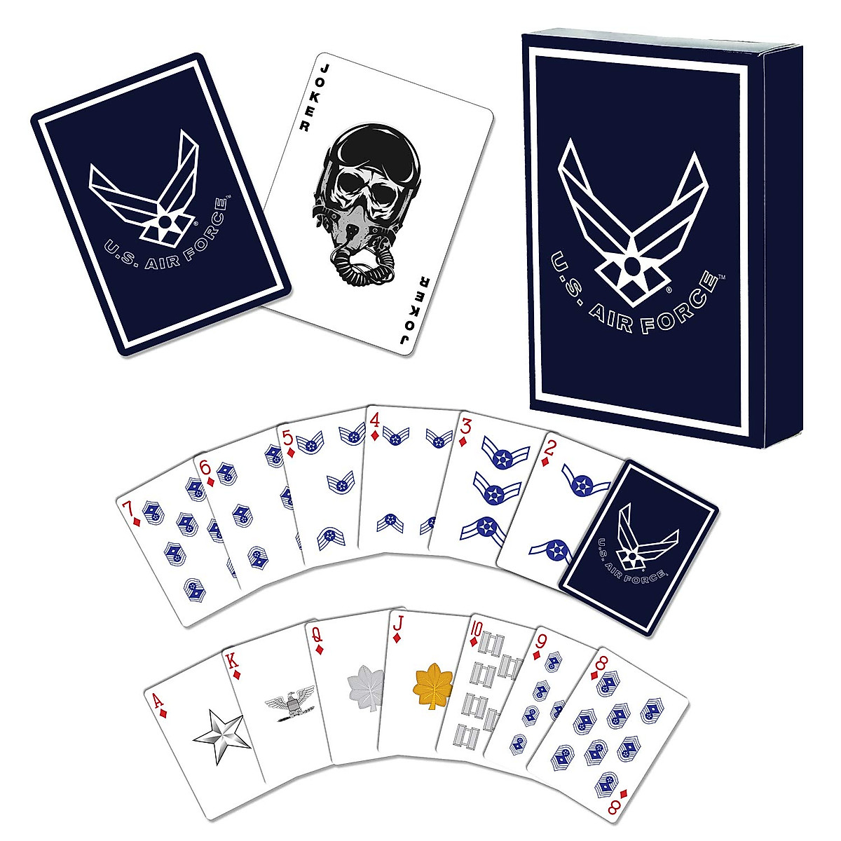 The Marine Corps Gift Shop USAF Professional Quality Air Force Playing Cards
