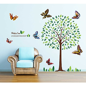 SHCHA 12 PCS Butterfly Wall Decals with Luminous Function, 3D Butterflies Removable Mural Stickers Wall Stickers Art Decal Home Decals Stickers Magnetic PVC Room&Garden Decor DIY Stickers
