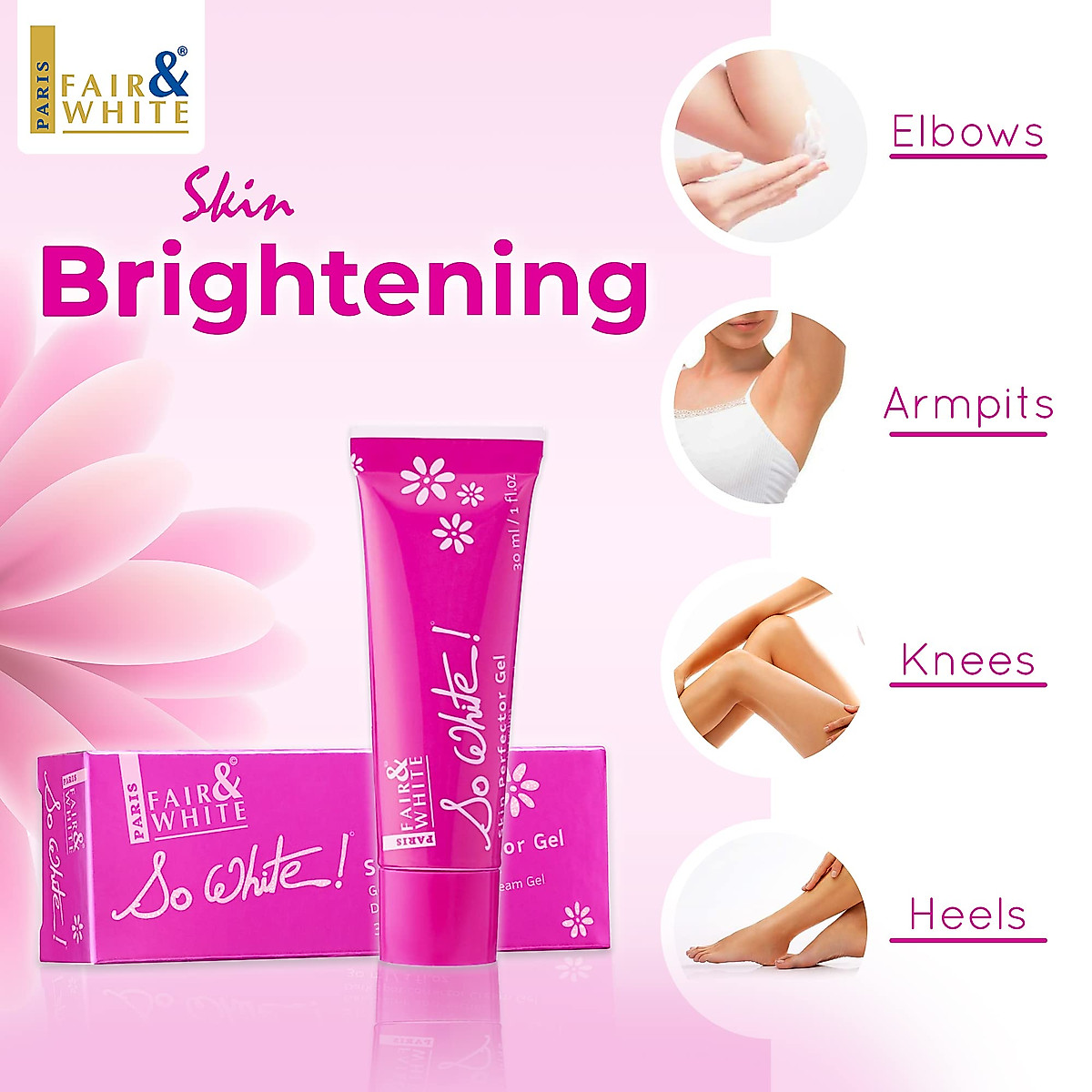 Fair & White So White Skin Perfector Gel - 1 Fl oz / 30ml