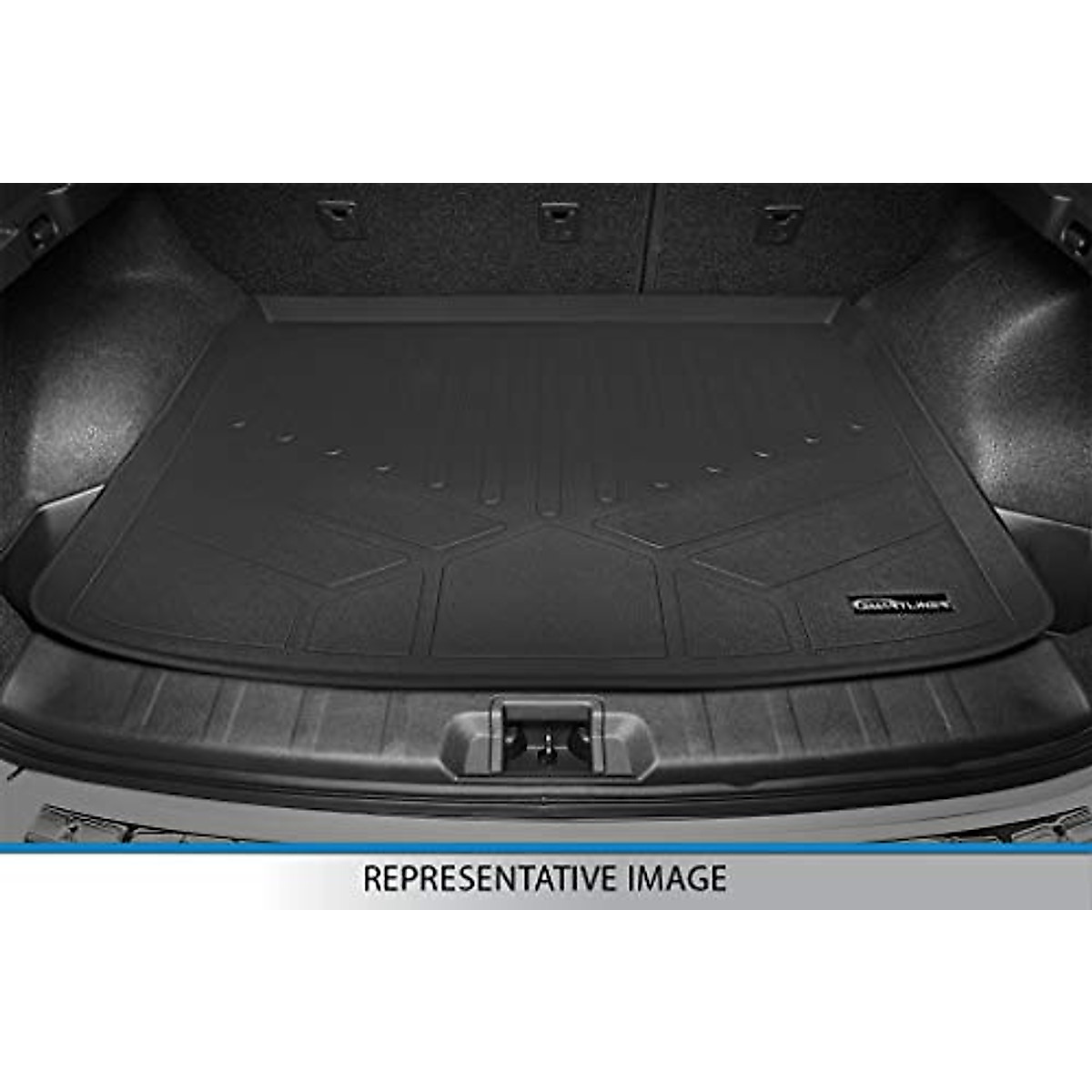 MAXLINER All Weather Custom Cargo Liner Trunk Floor Mat Black Compatible with 2019-2022 Honda Passport
